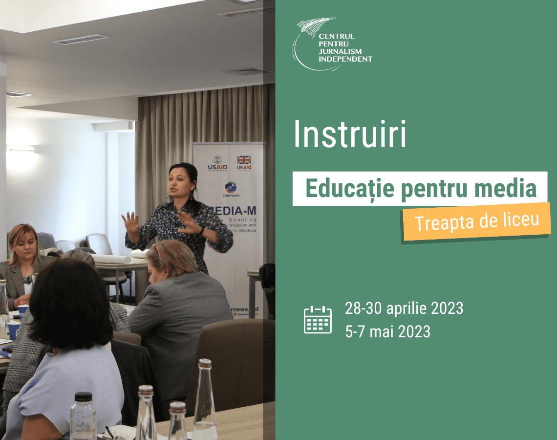 Instruiri pentru predarea disciplinei Educație pentru media: CJI invită ...