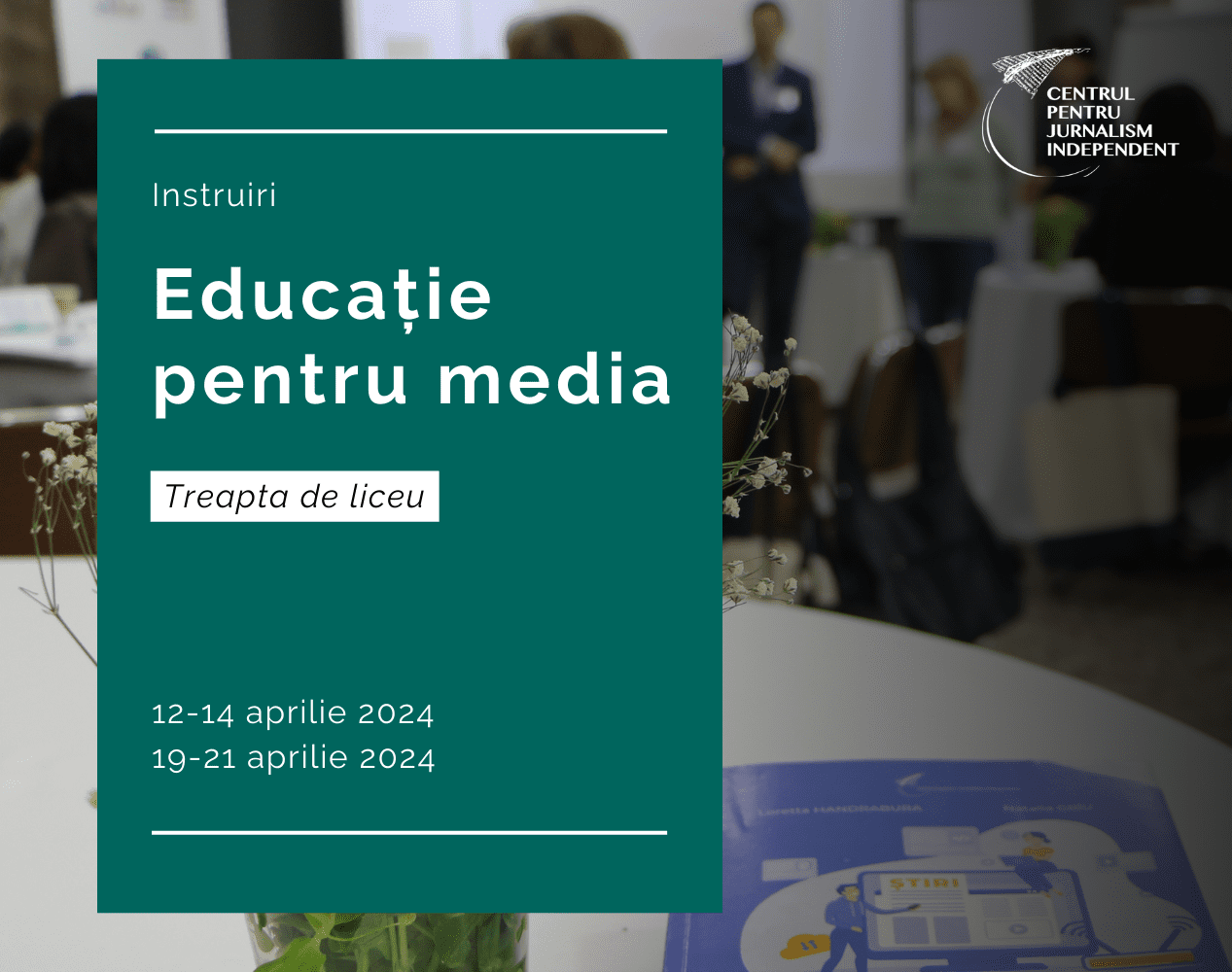 CJI invită profesorii de la treapta liceală să participe la două ...